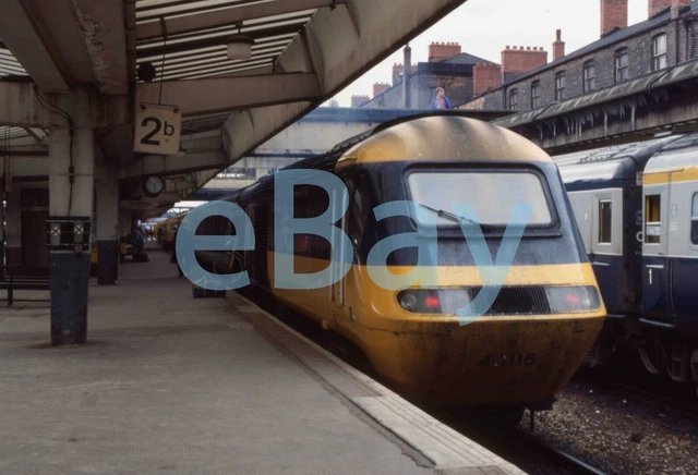 35MM RAILWAY SLIDE of Class 43 HST 43116 @ Derby June 1983 - Copyright ...