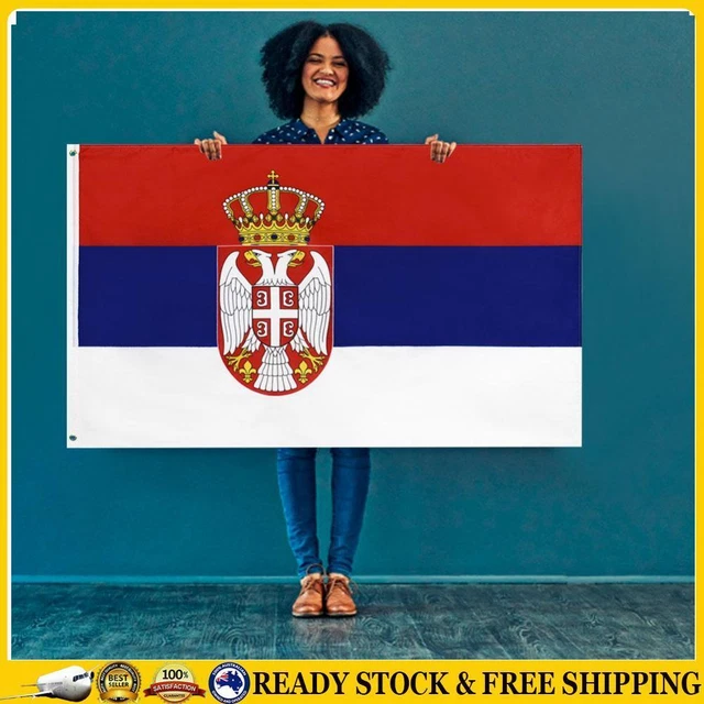 90 X 150 CM Serbia Flag Thicker Flag Serbias Theme Party Decor Durable ...