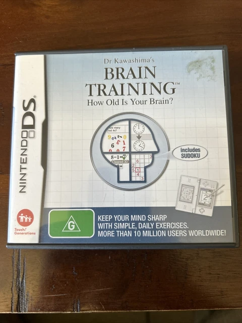 BRAIN AGE 1 (Dr. Kawashima's Brain Training) DS Game [PAL CIB Complete ...