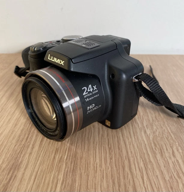PANASONIC LUMIX DMC-FZ45 14.1MP Digital Bridge Camera 24x Zoom -READ ...