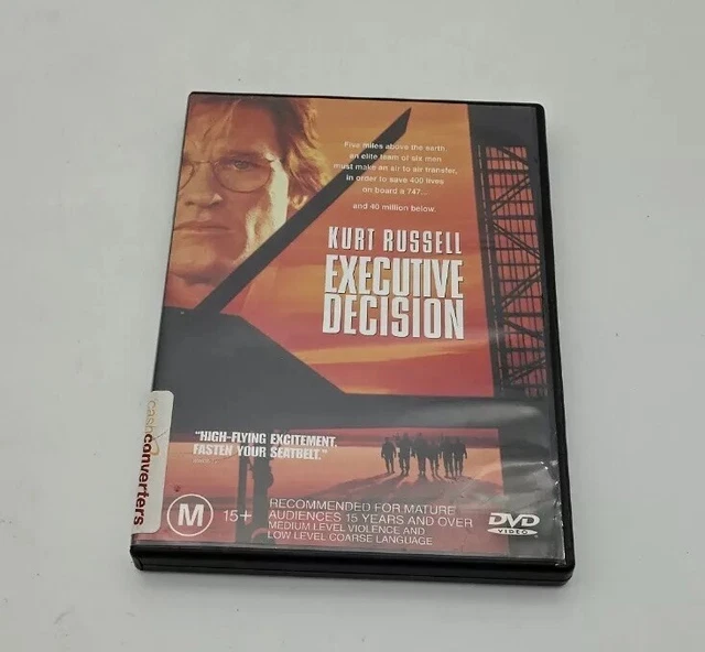 EXECUTIVE DECISION (DVD, 1996) Kurt Russell Halle Berry $4.00 - PicClick AU