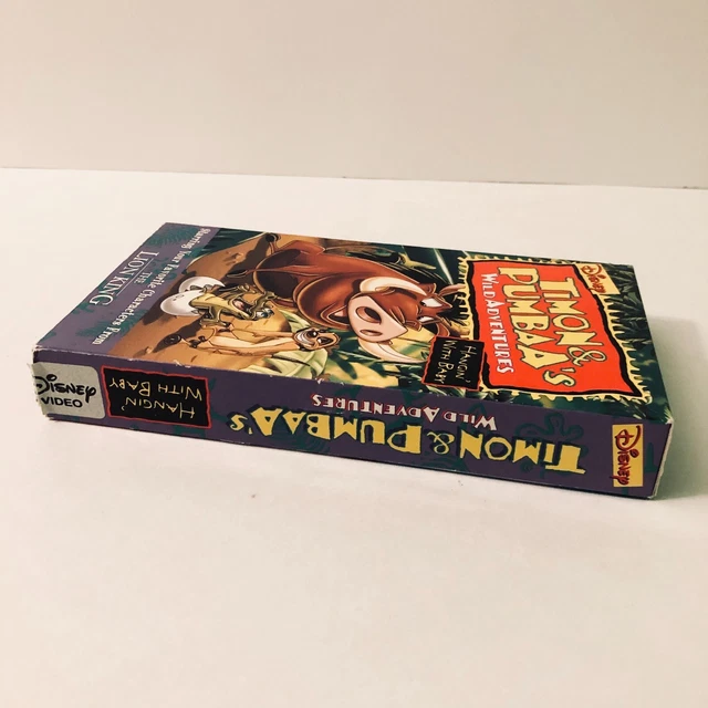 TIMON & PUMBAAS Wild Adventures VHS Lot Hangin With Baby and True Guts ...