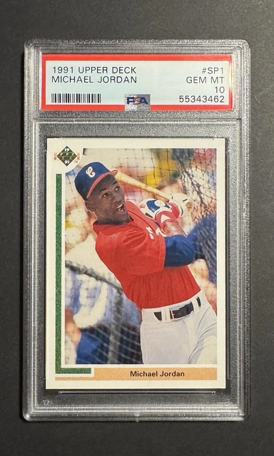 1991 UPPER DECK Baseball Michael Jordan #SP1 PSA 10 $550.00 - PicClick CA