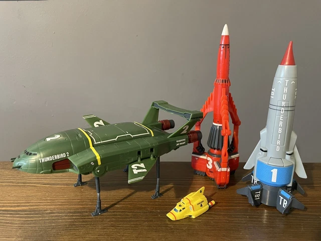 THUNDERBIRDS ARE GO Thunderbird 1 2 3 4 veicoli con suoni EUR 41,04 ...