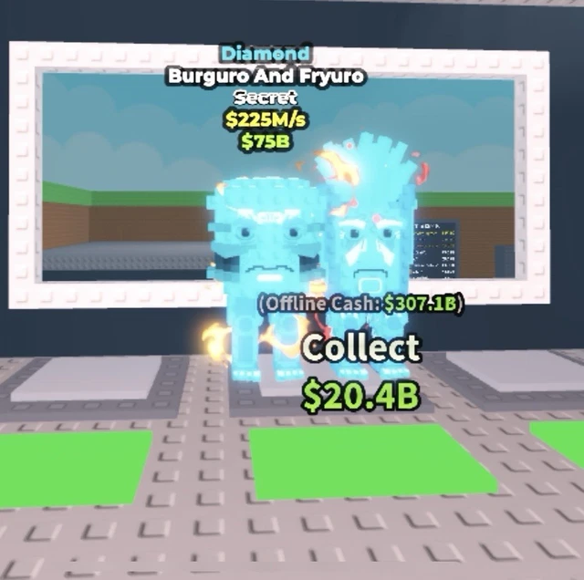 🔥 SUPER RARE DIAMOND BURGURO & FRYURO 225M/S - 🧠 Steal A Brainrot - 💰 ...