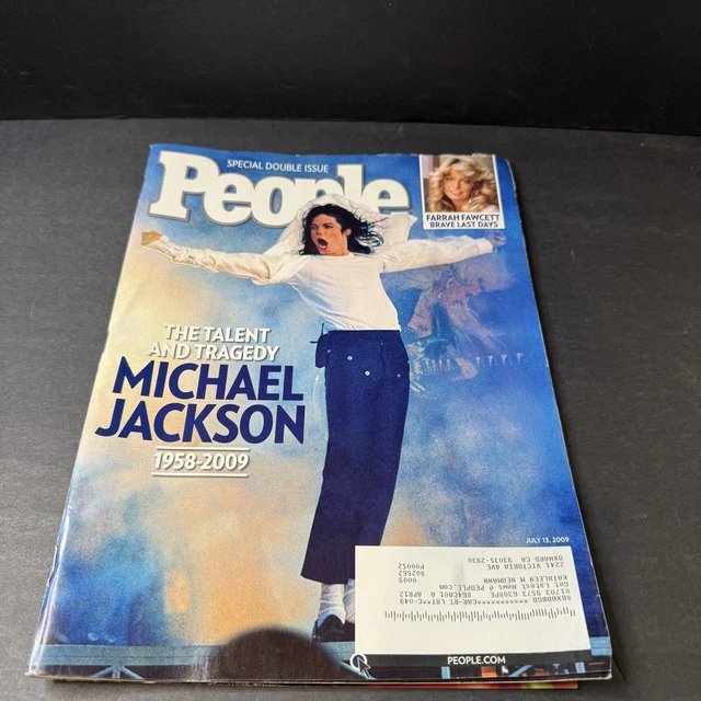 PEOPLE MAGAZINE MICHAEL Jackson Special Double Issue Farrah Fawcett ...