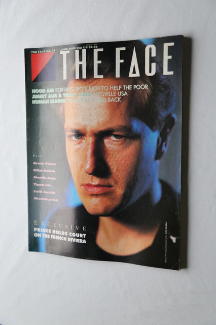 THE FACE MAGAZINE, issue number 74, June 1986, Bruce Payne cover £5.40 ...