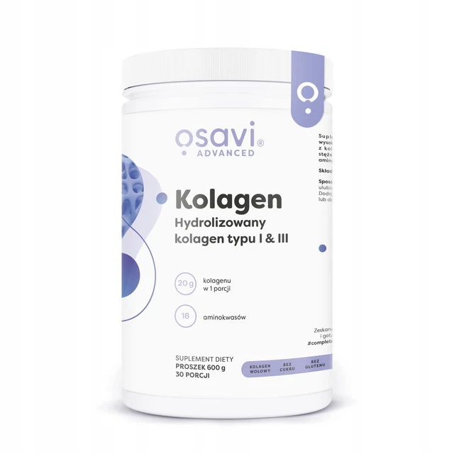 OSAVI HYDROLYZED COLLAGEN Type I & III - 600 Grams £31.34 - PicClick UK