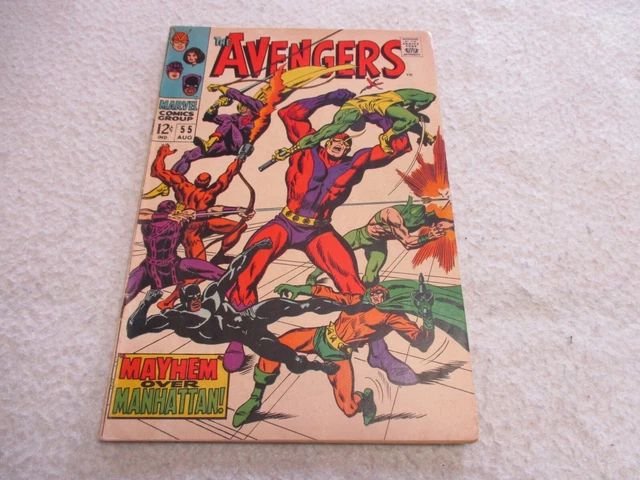 MCU MARVEL COMICS Avengers 55 1968 1Ère Apparition Ultron EUR 66,28 ...