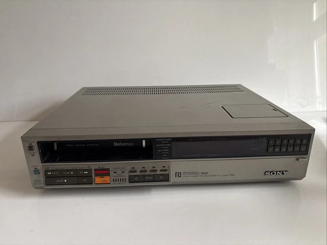 SONY SL-C9UB BETAMAX VCR GOOD COSMETIC CONDITION - FAULTY EJECT $301.51 ...