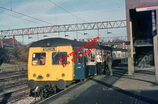 ORIGINAL 35MM Slide Railway Diesel - RCTS Rail Tour DMU @ Sandbach ...