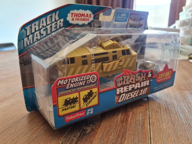 THOMAS & FRIENDS Motorized Engine TrackMaster Crash & Repair BASH ...