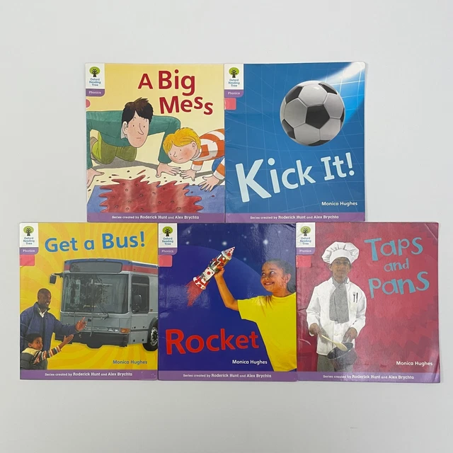 5 X OXFORD Reading Tree Floppy's Phonics Stage 1+ Reception Age Phonics ...