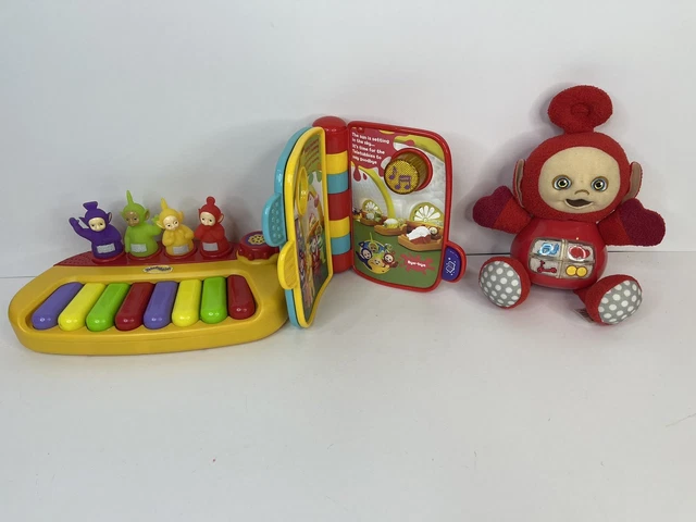 TELETUBBIES PIANO INTERACTIVE Toy, Vtech Time To Rhyme Book And Vetch ...