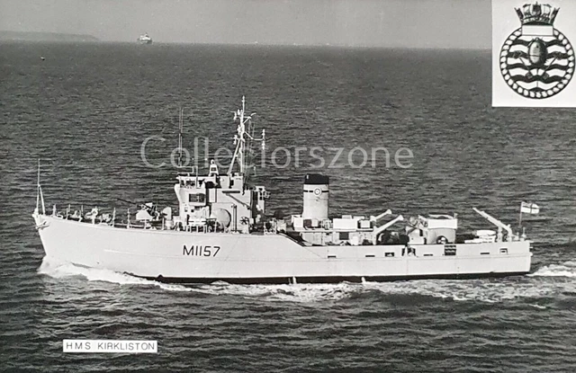 BRITISH ROYAL NAVY HMS Kirkliston M1157 Ton-class minesweeper ...