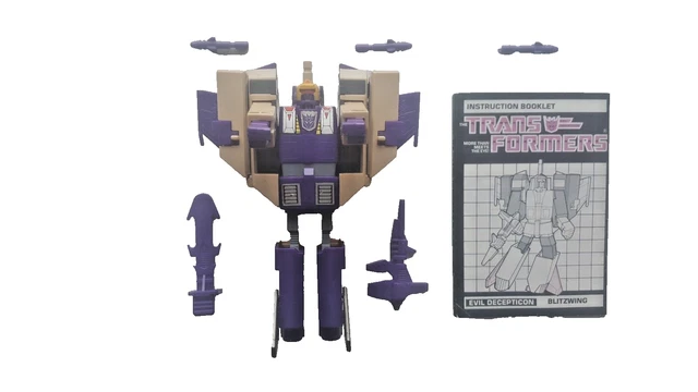 TRANSFORMERS G1 TRIPLE Changers: Blitzwing Complete 100% Near Mint £39. ...