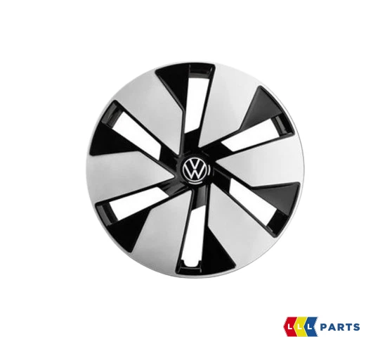 NEW GENUINE VOLKSWAGEN Id3 Wheel Trim 18 Inch Hub Cap Cover Set Silver ...