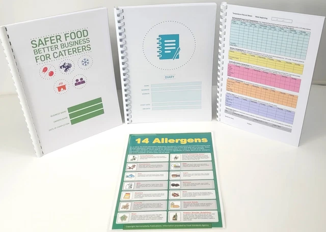 SAFER FOOD BETTER Business For Caterers SFBB 2025 Full Pack 3 Manuals 1 ...