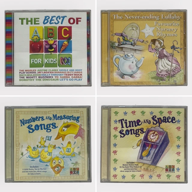 ABC FOR KIDS 4x CD Bundle - Best of + Nursery Rhymes + Numbers +Time ...