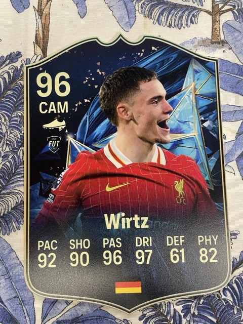 FLORIAN WIRTZ LIVERPOOL FIFA FUT Cards Size A5 Germany £21.51 - PicClick UK