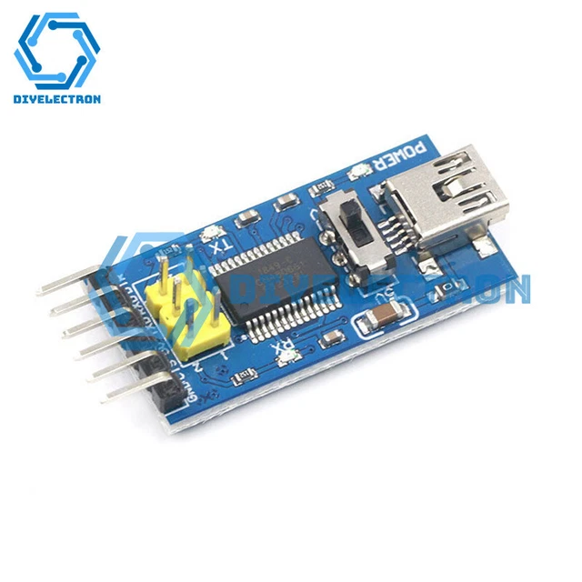 USB TO TTL Serial Adapter Module Port FT232RL Basic Breakout Board for ...
