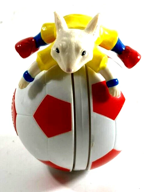 STUART LITTLE 2 Wendy’s Kids Meal Toy Figure Rolling Soccer Ball 3.5 ...