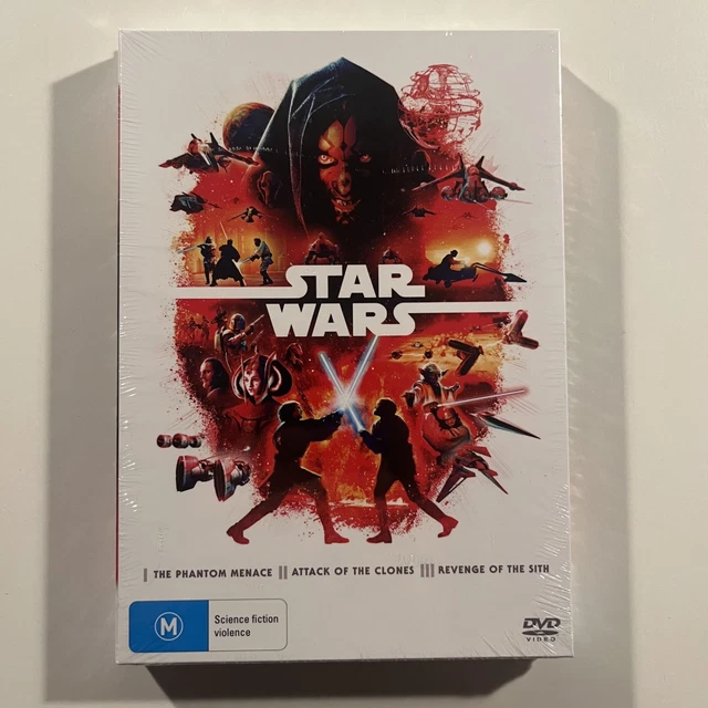 STAR WARS TRILOGY Episodes: I II III DVD Brand New Sealed Collection ...
