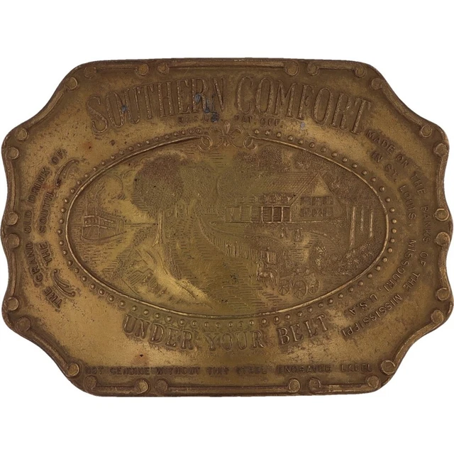 LAITON DU SUD Confort Whiski Cow-Boy Soco Shots Buveur 70s Rétro Boucle ...