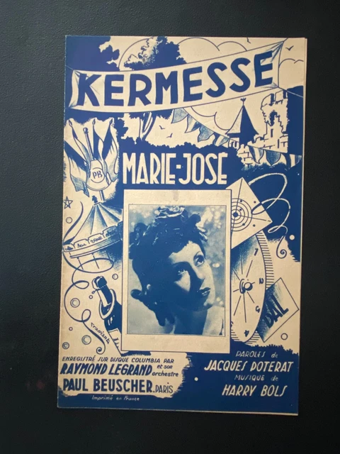 PARTIZIONE PICCOLO FORMATO " KERMESSE MARIE JOSE RAYMOND LEGRAND " EUR ...