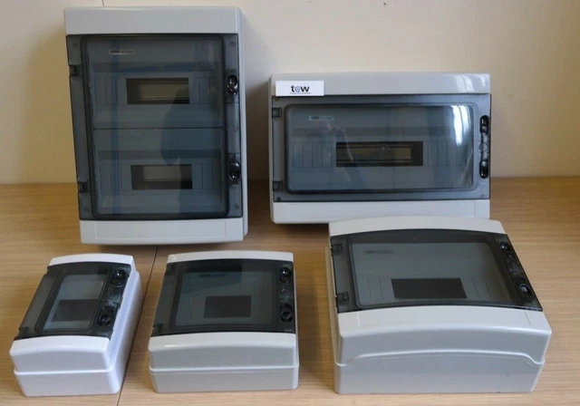 WEATHERPROOF CONSUMER UNIT modular enclosure RCD MCB contactor switch ...