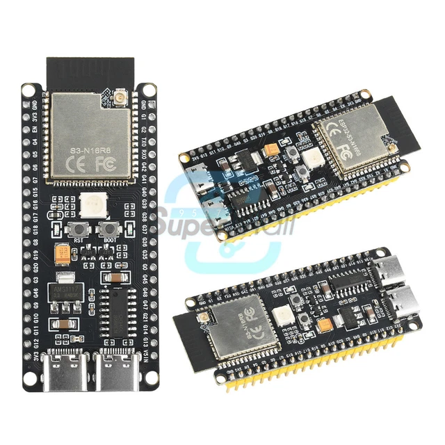 Esp32 S3 Dual Type C Development Board Wifi Bluetooth Esp32 Devkitc 1