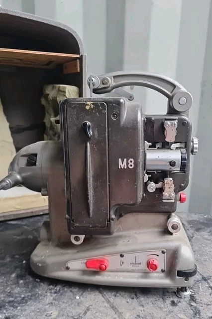 VINTAGE 1950S BOLEX Paillard M8 8mm Movie Projector And Case £5.00 ...