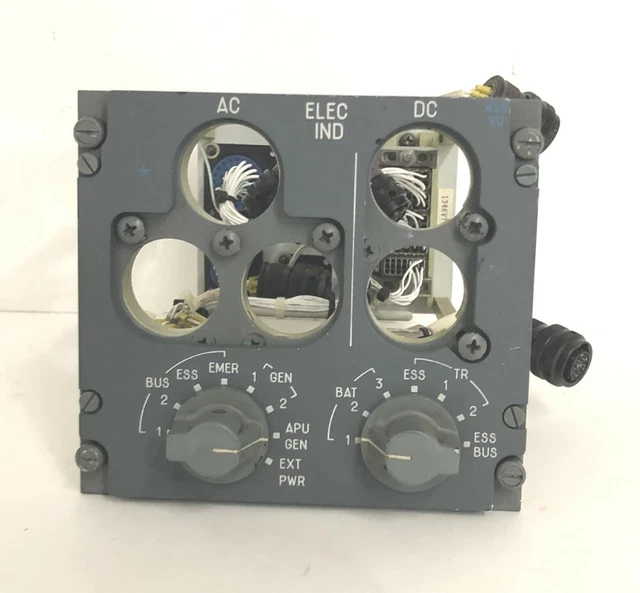 AIRBUS A300 AIRCRAFT Electrical Indicator Control Panel A92524703000D00 ...