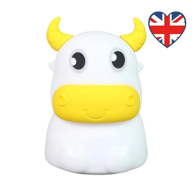 LED SILICONE NIGHT Light Rechargeable Patting Lamp Cartoon Touch Light ...