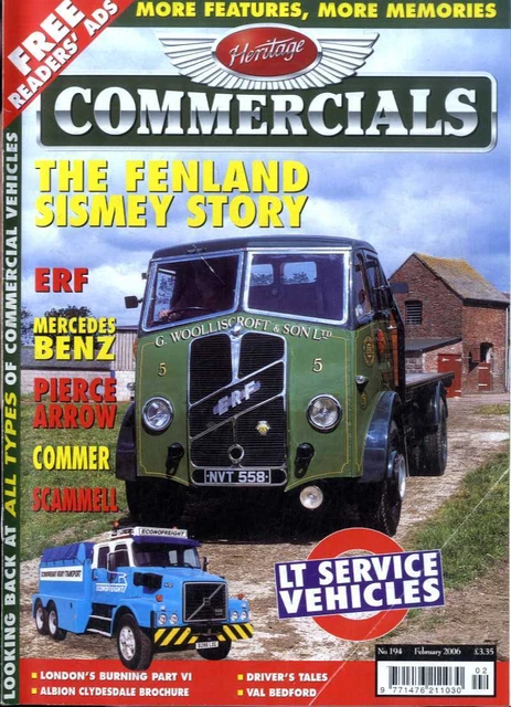 HERITAGE COMMERCIALS MAGAZINE 2006 Feb Fenland Sismey Story. Pierce ...