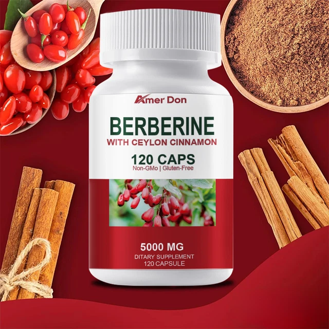 BERBERINE CAPSULES - High Strength 98% Berberine HCL - 90 x 5000 mcg Capsules £11.99 - PicClick UK