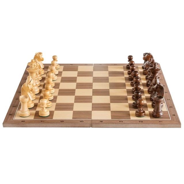 SCHACHSET KH 73 mm FG 40 mm Schach Spiel Koordinaten Schachbrett ...