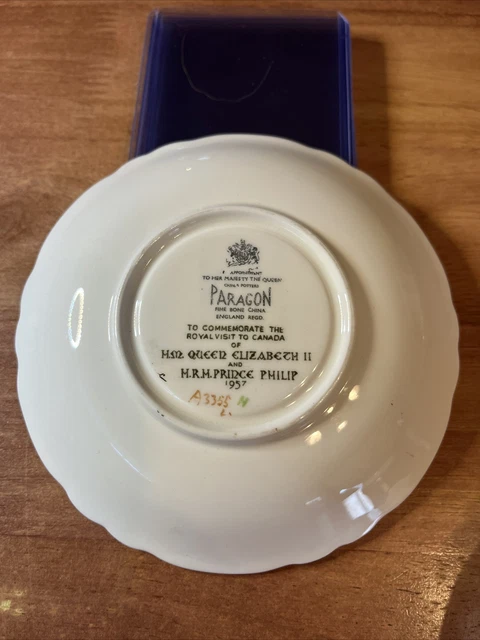 VINTAGE PARAGON QUEEN Elizabeth Prince II Philip Tea Cup & Saucer Bone ...