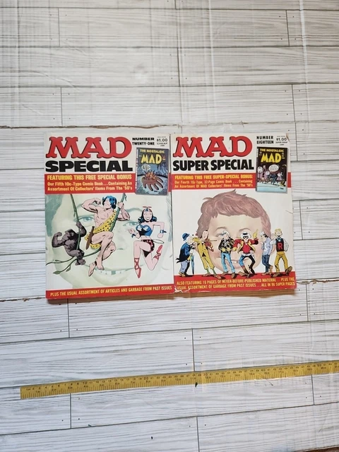 MAD MAGAZINE SUPER Special #18 Special # 21 Lot Of 2 Mad Magazines £14. ...