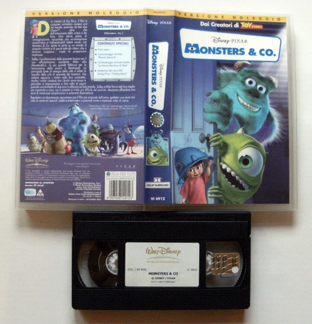 VHS MONSTERS & Co. - Walt Disney - Settembre 2002 - 1^ Ediz. Noleggio ...