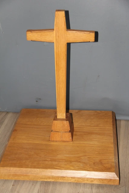 23” LARGE VINTAGE Standing Catholic Church Altar Wooden Cross £109.00 ...