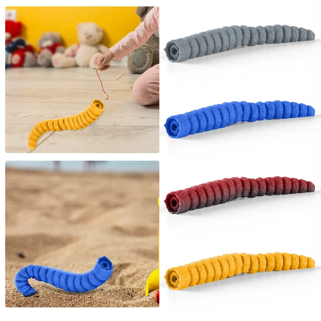 3D PRINTING WORM 3D Printing Articulatedworm Toy Adult Children's Toy ...