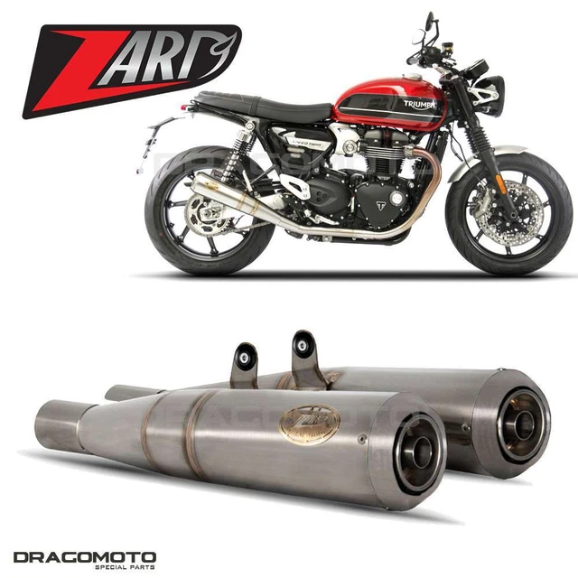 TRIUMPH SPEED TWIN 2021 2022 ZARD Exhaust CONICAL RC ZTP005S10SSR £786. ...