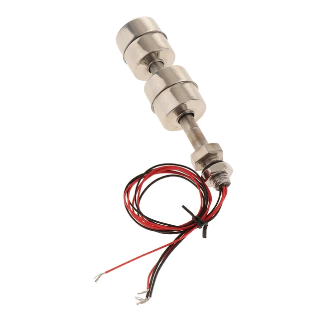 DOUBLE VERTICAL WATER Level Sensor Float Switch, Stainless Steel £7.20 ...