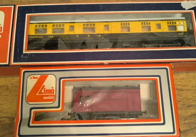 LIMA RESTAURANT Car Coach 9542 + Lms Horse box both boxed £8.73 ...