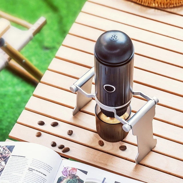PORTABLE ALUMINUM ALLOY Coffee Machine Stand Foldable Drip Holder For ...