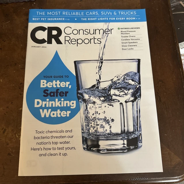 CONSUMER REPORTS MAGAZINE January 2024 Guide To Better Safer Drinking ...