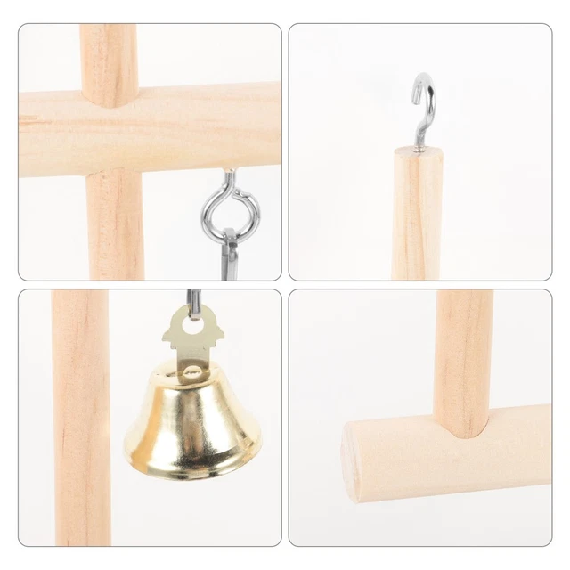 BIRD PERCH PARROT Toys Perches for Parrots Cage Grinding Platform $18. ...