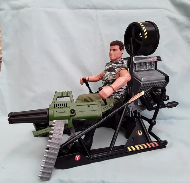 ACTION MAN HASBRO + hydroglisseur LSV 1995 + mitrailleuse sonore EUR 25 ...