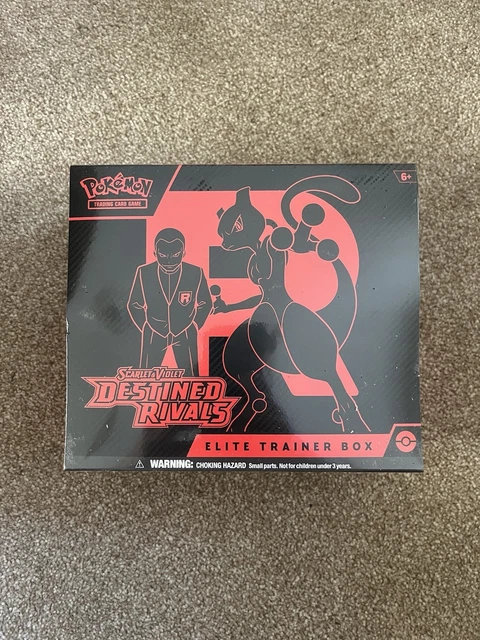 POKÉMON DESTINED RIVALS Elite Trainer Box ETB Scarlet Violet Brand New ...